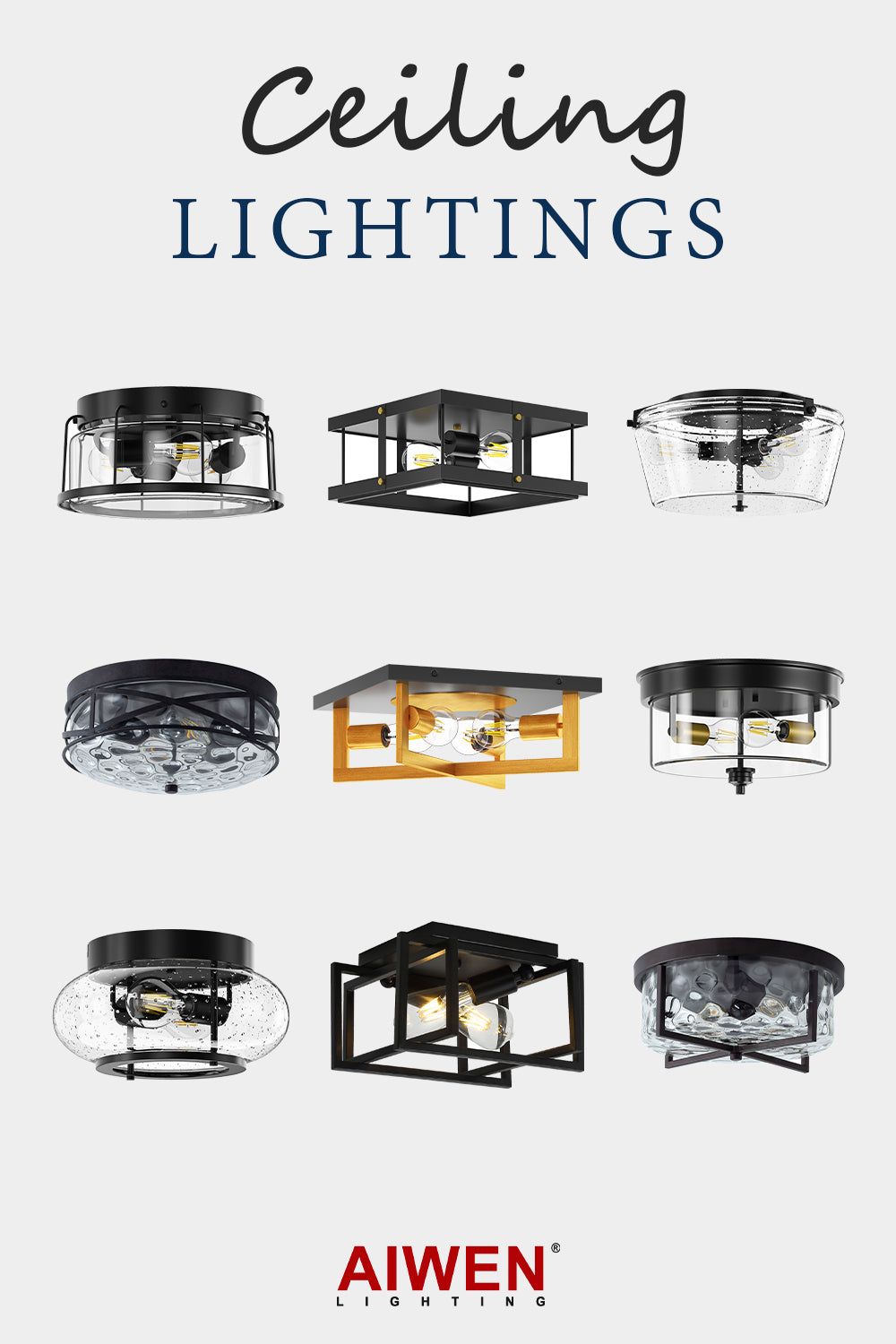 Ceiling Lights | Illuminate Your Home with Elegance – Aiwen Lighting