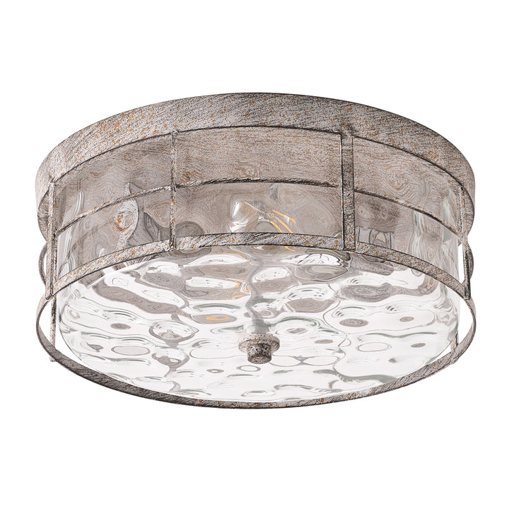 Farmhouse Bubble Glass Flush Mount | 2-Lights Ceiling Fixture – Aiwen ...
