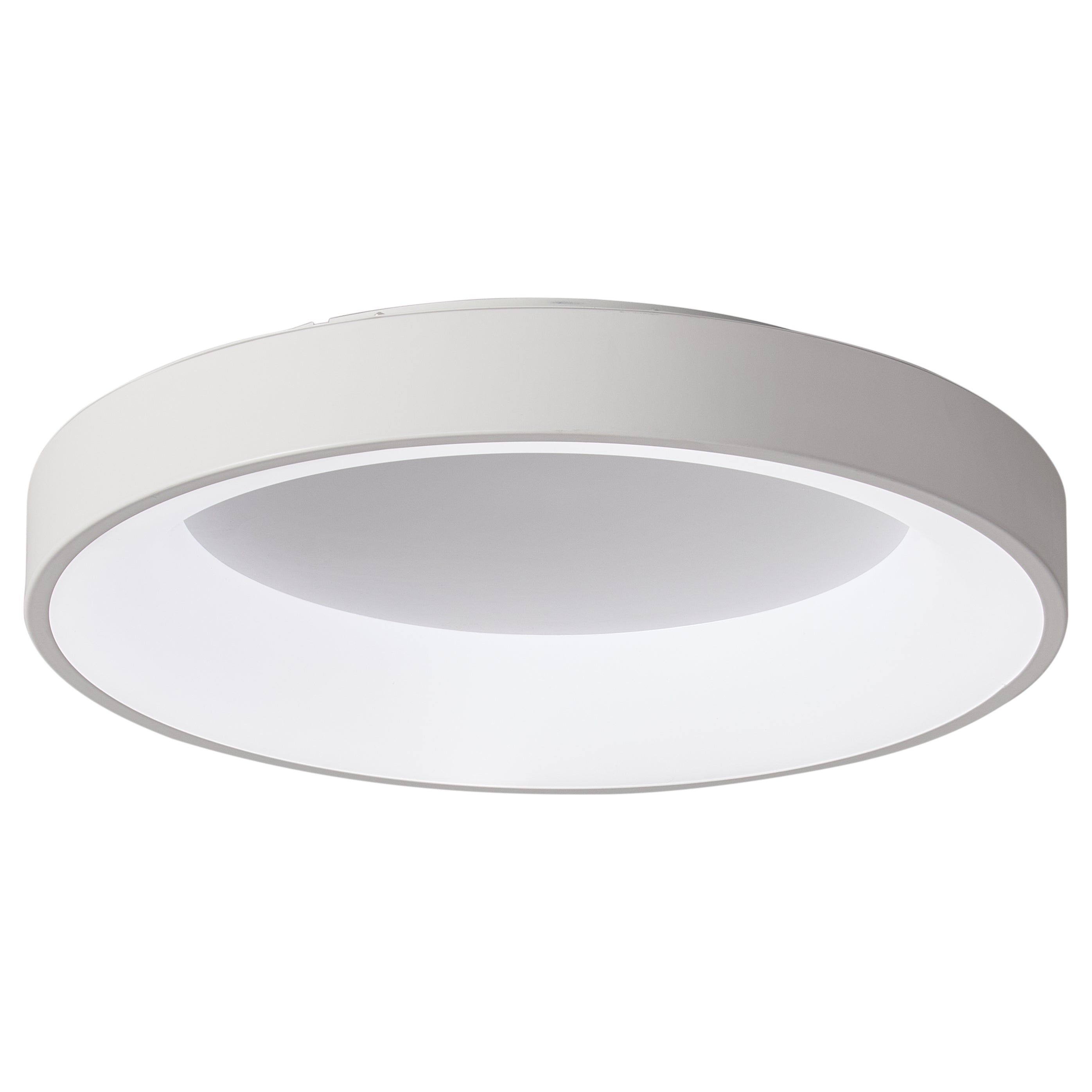 1-Light White Circular-Shaped LED Flush Mount Lighting – Aiwen Lighting