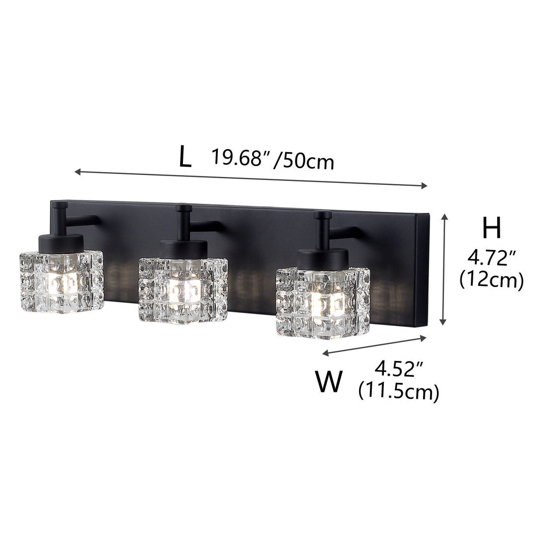 Square Vanity Lights Bathroom Designer Bathroom Lighting | All Square